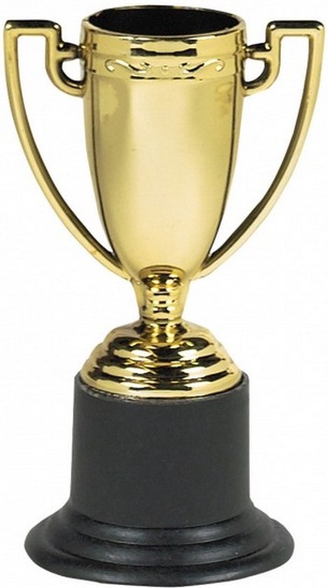 trofee goud 10 cm 6 stuks | bol