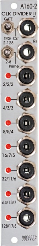Doepfer A-160-2 Clock Divider II - Clock modular synthesizer | bol.com