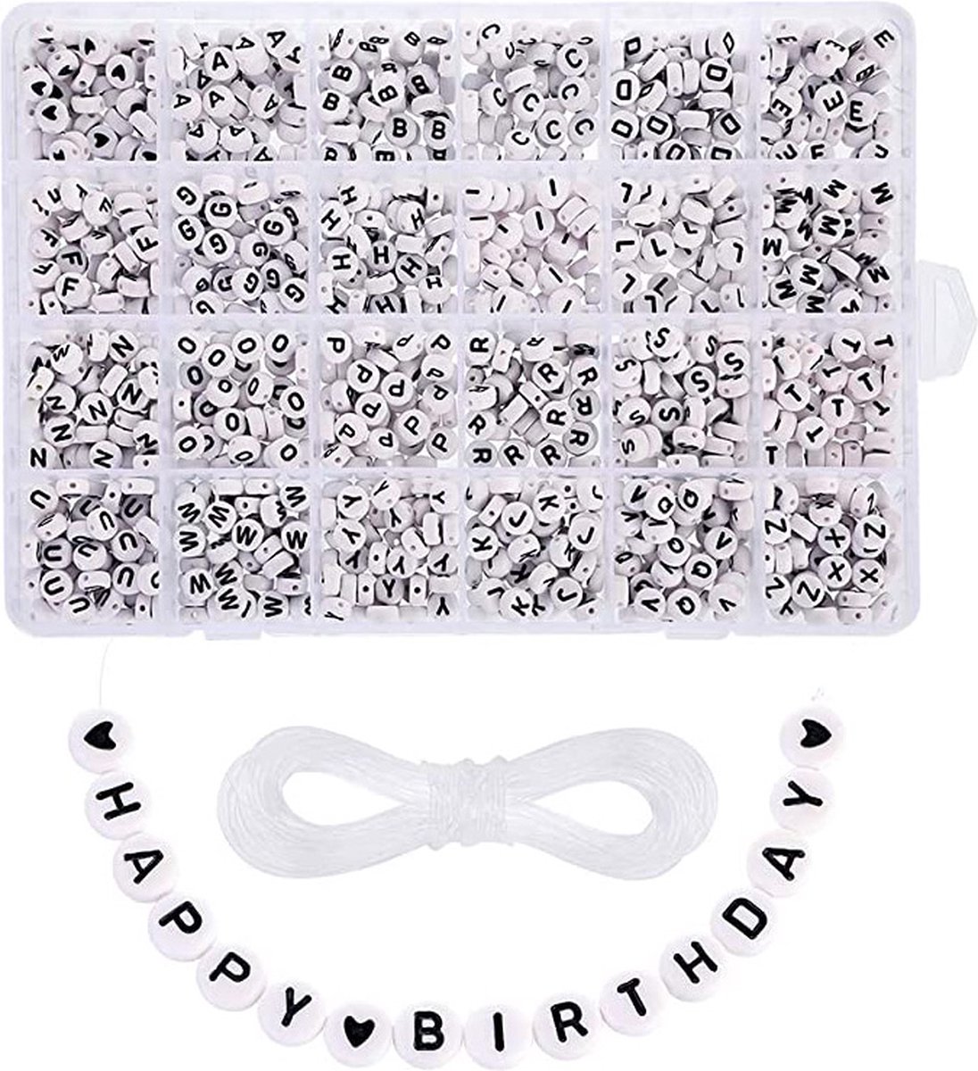 Kralen | Letter kralen set | Sieraden Maken | Volledig Alfabet ...