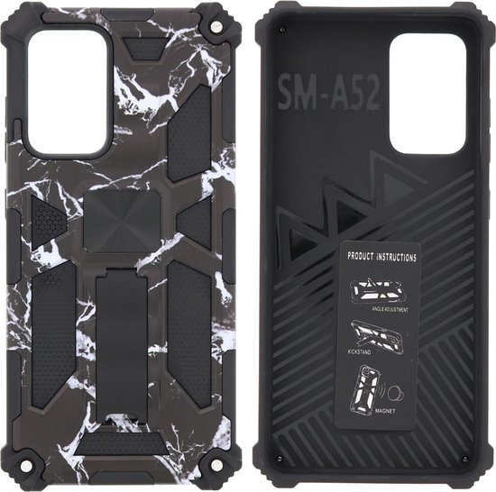 Hoesje Geschikt Voor Samsung Galaxy S20 FE Hoesje - Rugged Extreme Backcover Marmer... | bol