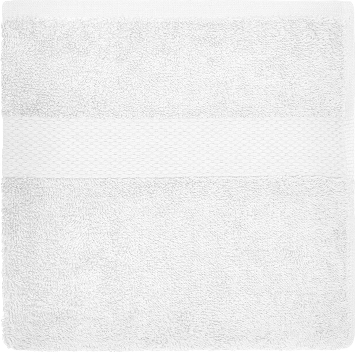 EM Bath Wit - Set van 4 x Handdoek 50 x 100 cm + 4 x Washand 16 x 21cm ...