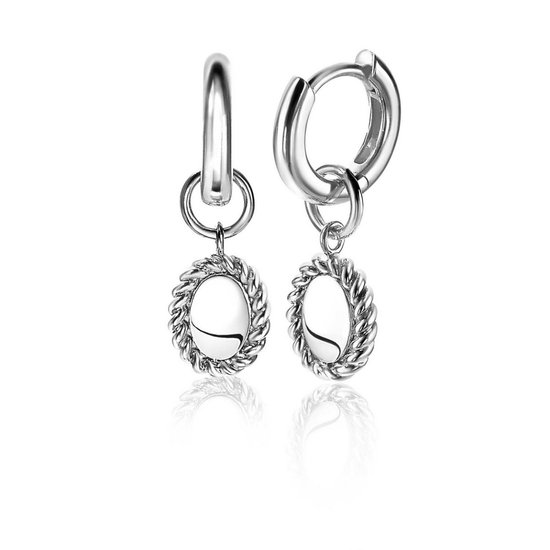 Zinzi zilveren oorringen inclusief oorbedels Z194-CH1975 | bol.com