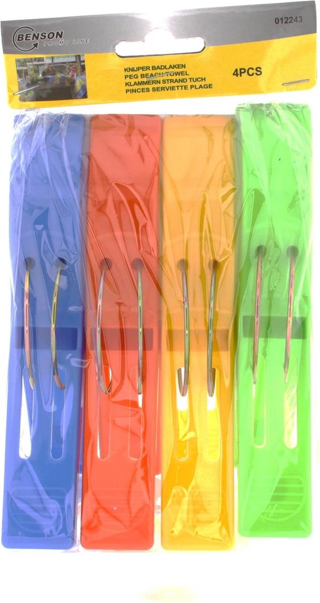 Benson Knijpers - Groot - voor Badlakens - 4 stuks | bol