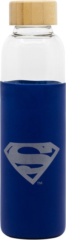 SUPERMAN LOGO - DRINKFLES MET SILICONE COVER - 585 ML | bol