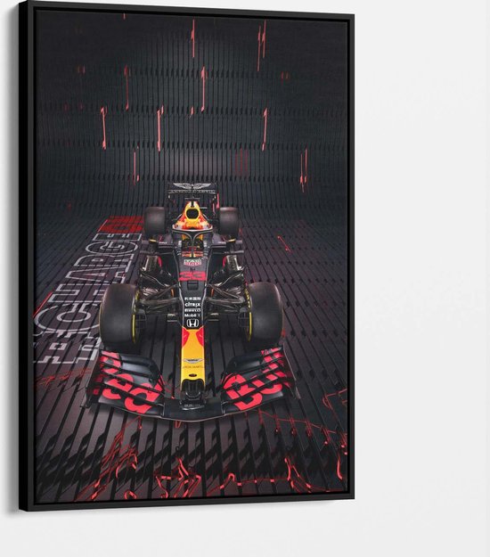 Max Verstappen Formule 1 Red Bull Racing schilderij - 40x60 cm - Canvas-Formule... | bol.