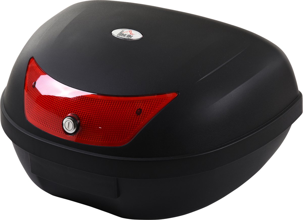 HOMCOM Motorfietskoffer koffer voor motoren scooters bromfietsen 48 L ...