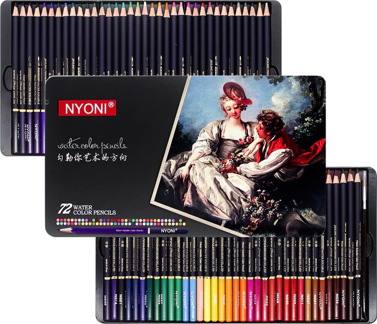 Aquarel potloden – Kleurpotloden set – Tekenen – Proffesioneel ...