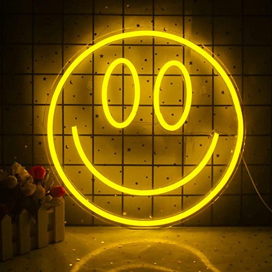 Smiley Neon Verlichting - Fenom Lights ® - Neon Lampen - Sfeer ...