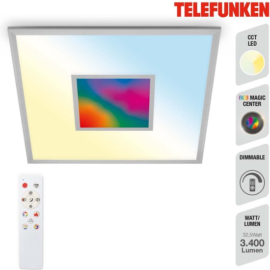 Telefunken MAGIC CENTO - LED Paneel - 319804TF - 38W - 3600 lm ...