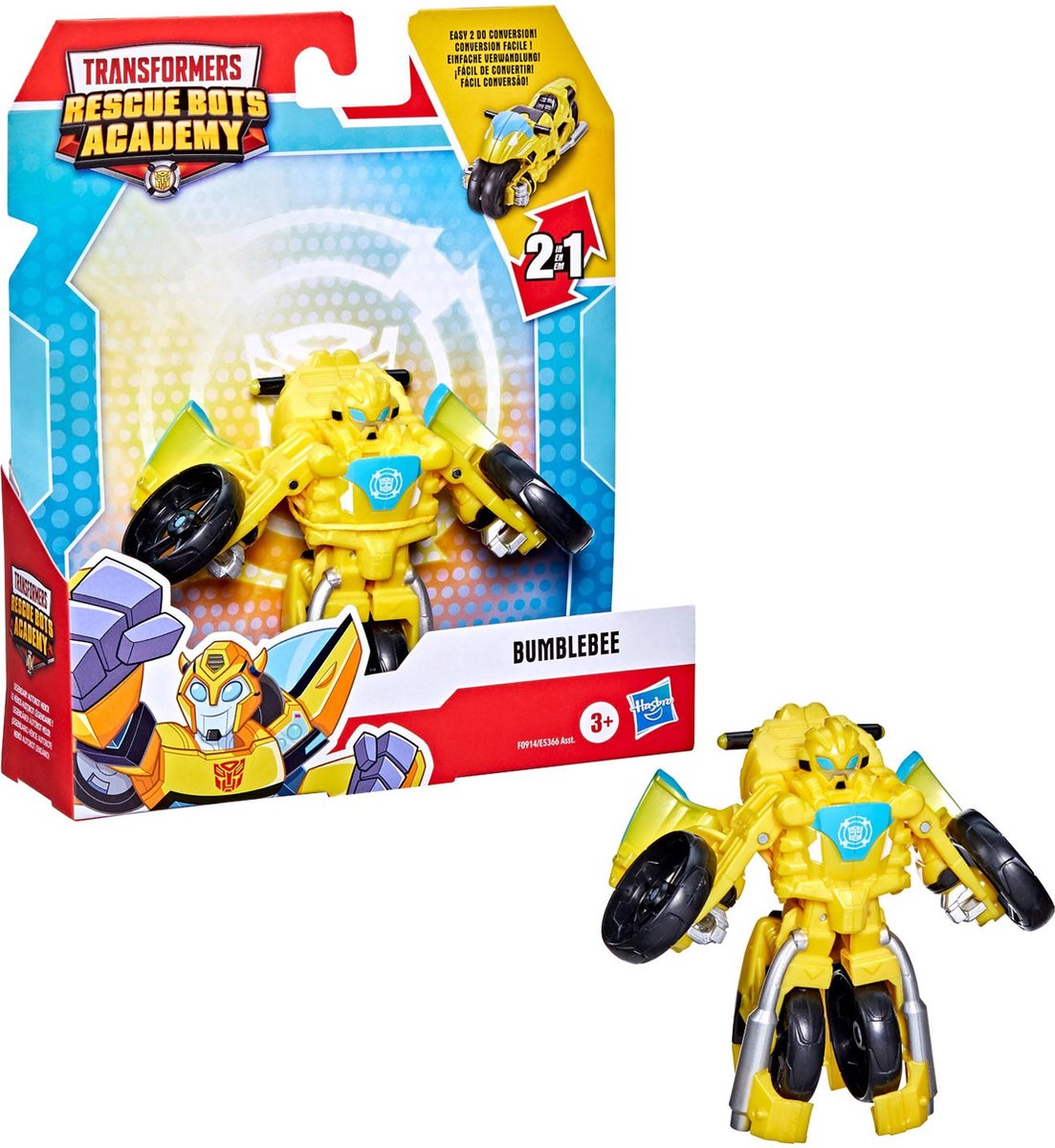 Hasbro Transformers - Rescue Bots Academy - Bumblebee - 15 Cm | bol.com