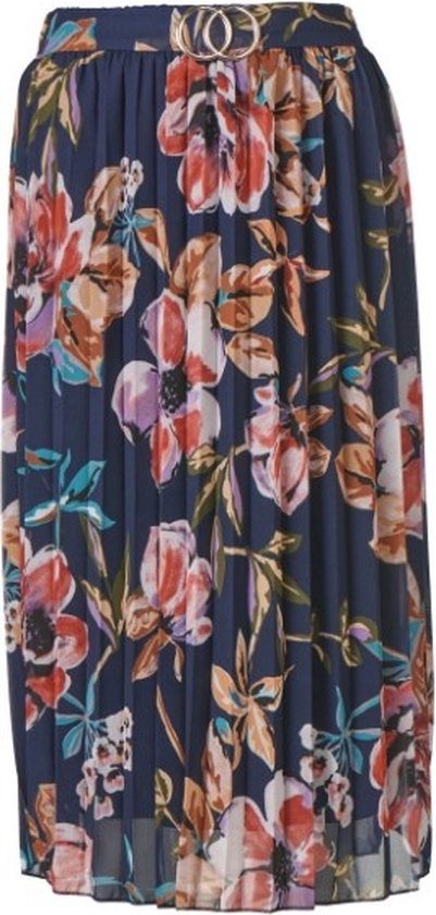 Dames plisse rok elastische tailleband vastzittende ceintuur gouden ...