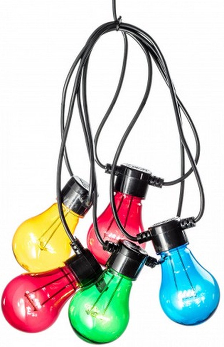 lichtsnoer LED met timer 5 m 2W IP44 5 lampjes | bol.com