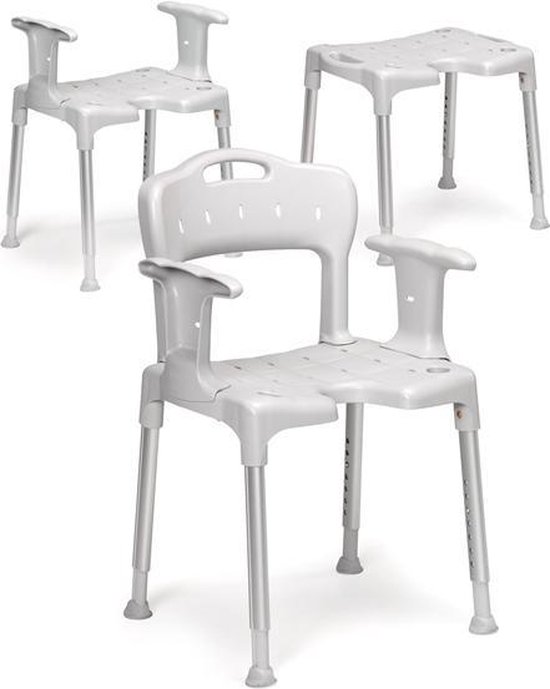 Etac Swift Douchestoel - Swift douchekruk laag grijs - Comfort ...
