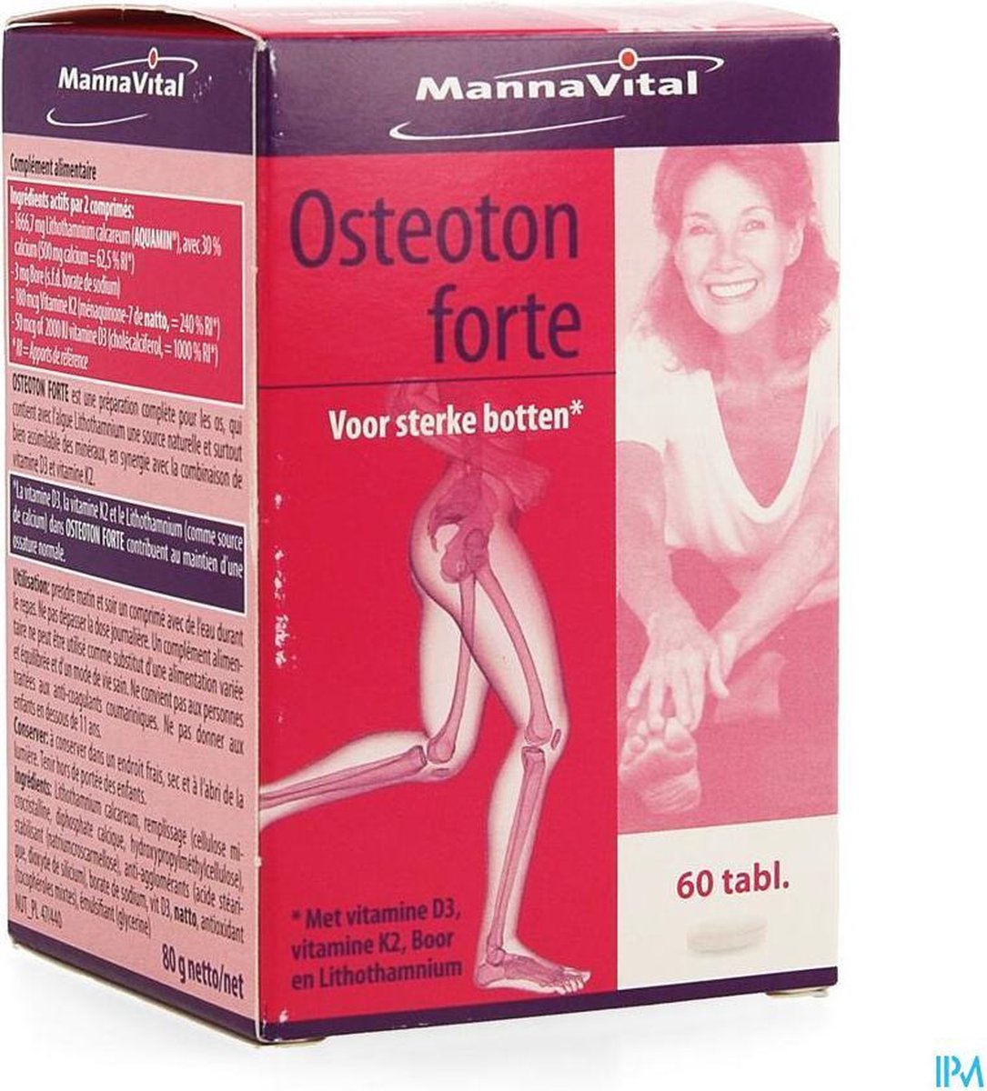 MannaVital Osteoton Forte Tabletten 60TB | bol.com