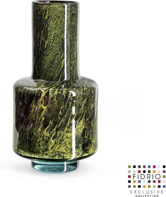 Design Vaas Nuovo - Fidrio MOUNTAIN GREEN - glas, mondgeblazen ...