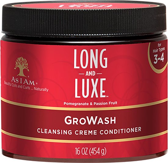 As I am - Long & Luxe Growash Creme Conditioner - 454 gr | bol