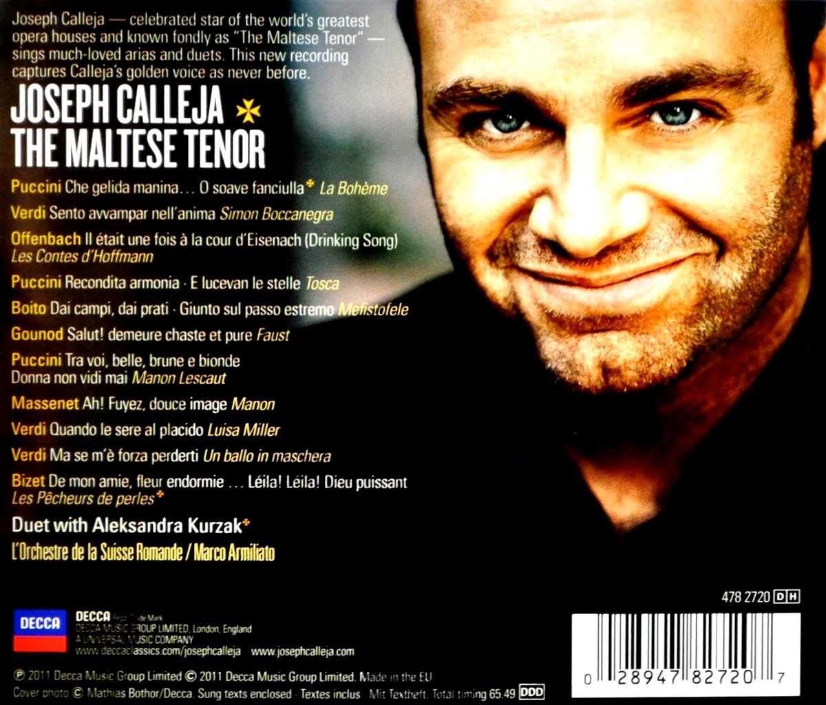 Joseph Calleja - The Maltese Tenor (CD), Joseph Calleja | CD (album ...