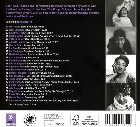Various Artists - The Rough Guide To Blues Divas (Reborn And Remastered ...