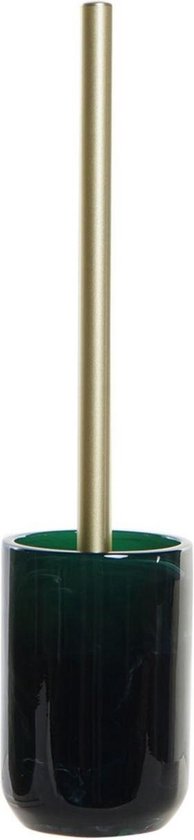 Toiletborstel groen met marmer look houder van polyresin 37 cm - Wc ...