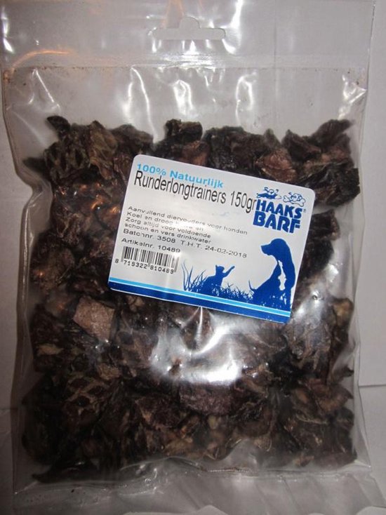 Hondensnacks 150 gr | Haaks Barf Runderlong Trainers | bol.com