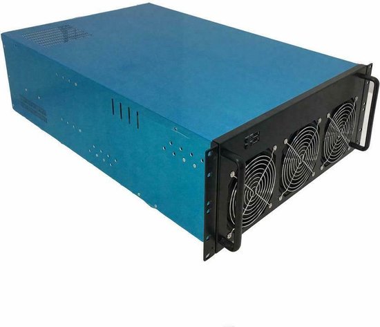 4U 6-GPU Mining Rig Server Case voor Ethereum Mining | bol