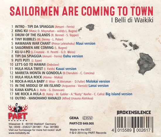 I Belli Di Waikiki - Sailormen Are Coming To Town (CD), I Belli Di ...