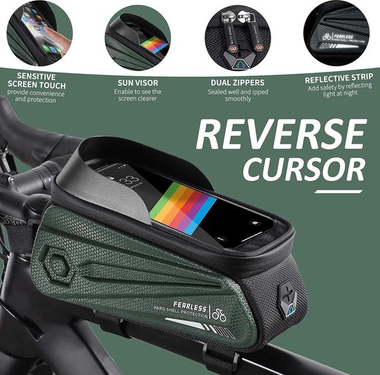 FIETSTASSEN ELECTRISCHE FIETSEN - ZINAPS FIETS FRAME TAS MET MOBIELE ...