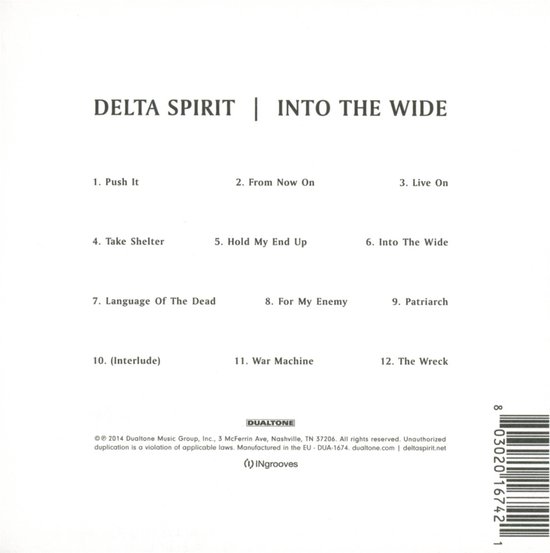 Delta Spirit - Into The Wide (CD), Delta Spirit | Muziek | bol