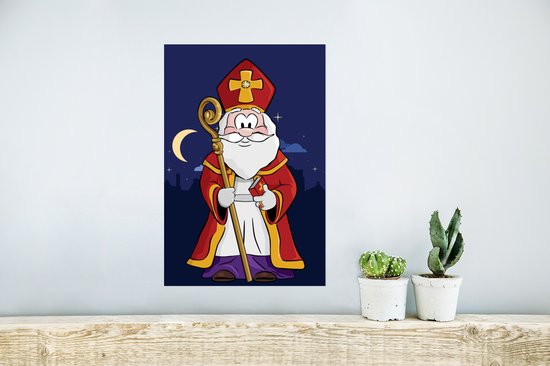 Poster Sinterklaas - Staf - Sint - Kinderen - Jongens - Meisjes - Kind ...