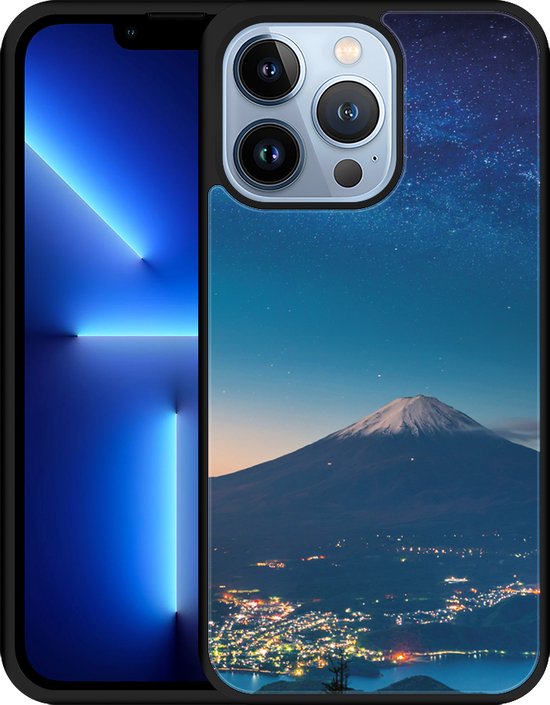 iPhone 13 Pro Hoesje - Design op Glas - Sky Rocks - Designed by Cazy ...