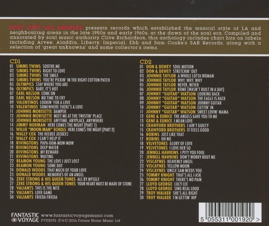 Various Artists - Soul City: Los Angeles (CD), various artists | CD ...
