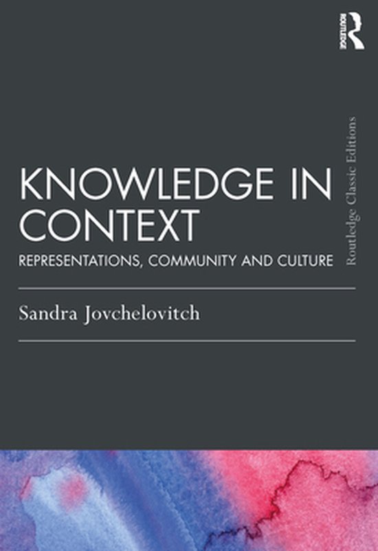 Psychology Press & Routledge Classic Editions - Knowledge in Context ...