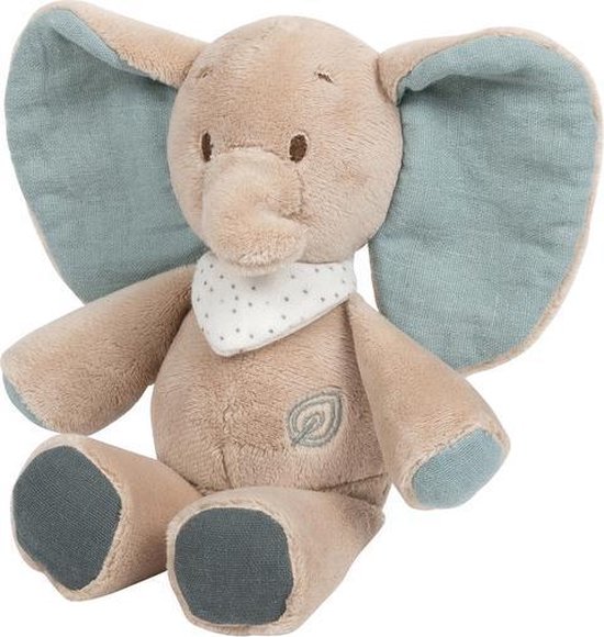 Nattou Olifant Axel - Mini Knuffel - 14 cm - Groen/Beige | bol.com