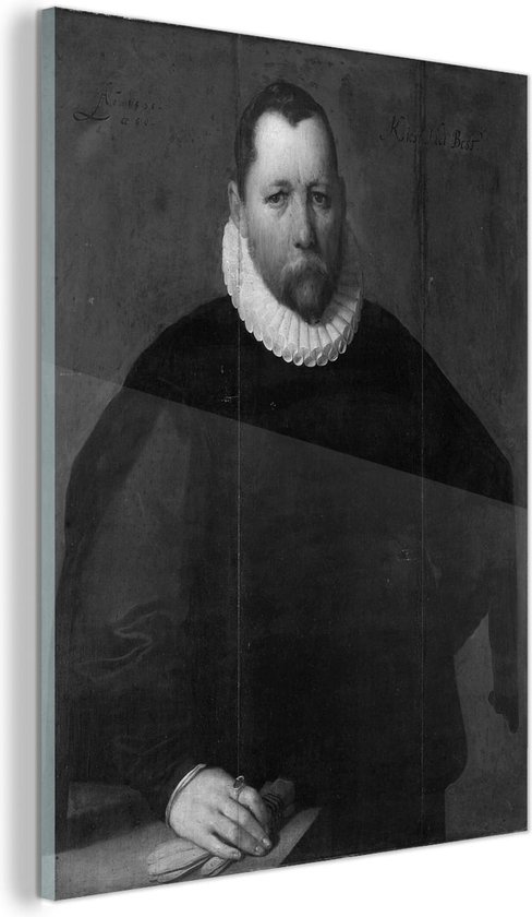 Glasschilderij - Pieter Jansz Kies - Schilderij van Cornelis Cornelisz. van Haarlem -... | bol