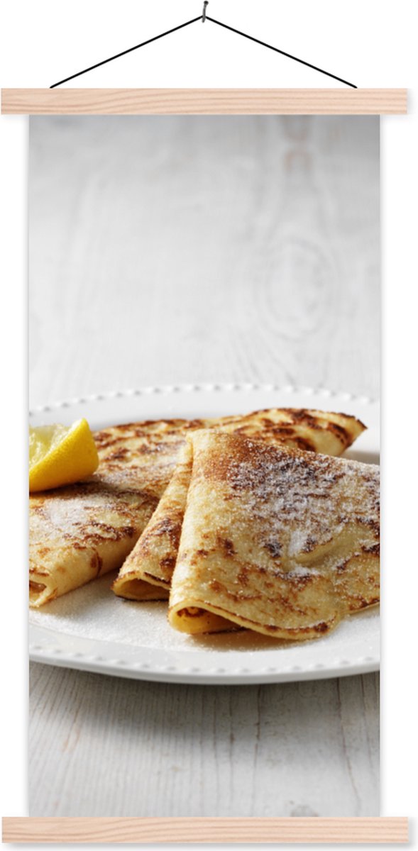 Posterhanger incl. Poster - Schoolplaat - Gevouwen pannekoeken met ...