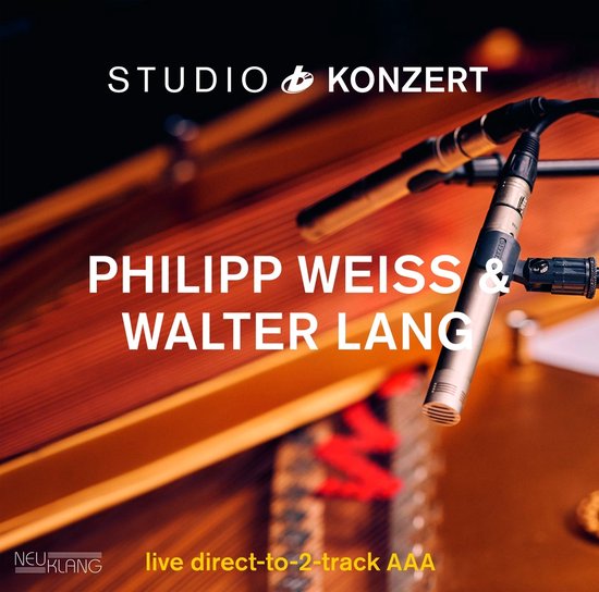 Philipp Weiss & Walter Lang - Studio Konzert (LP) (Limited Edition), Philipp Weiss &... | bol