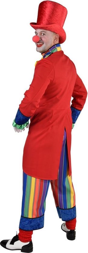 Clown & Nar Kostuum | Dol Dwaas Regenboog Circus Kostuum Man | Medium ...
