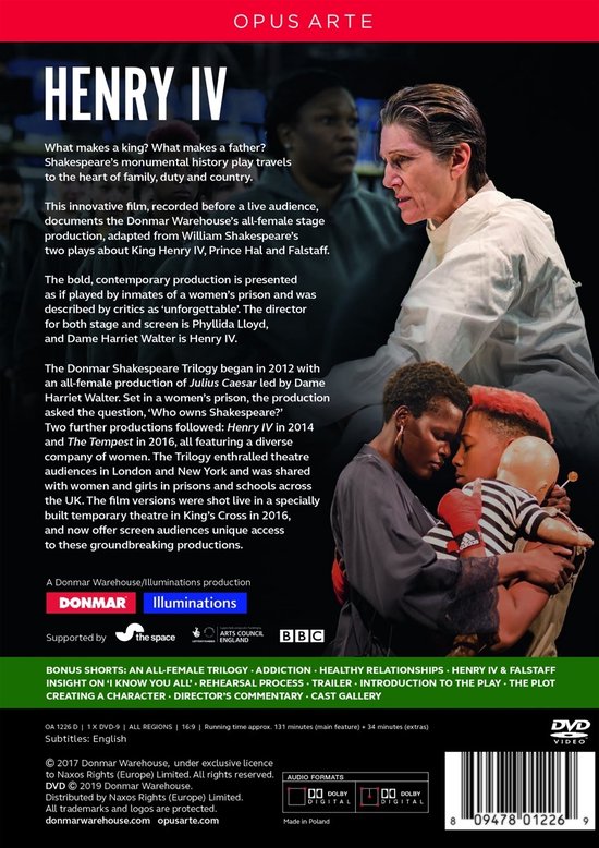 Harriet Walter - Shakespeare: Henry IV (DVD), Harriet Walter | Muziek | bol