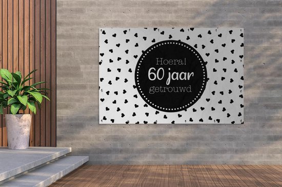 Muurdecoratie Hoera 60 Jaar Getrouwd Spreuken Quotes Jubileum