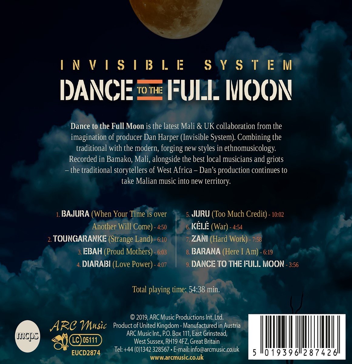 Invisible System - Dance To The Full Moon (CD), Invisible System | CD ...