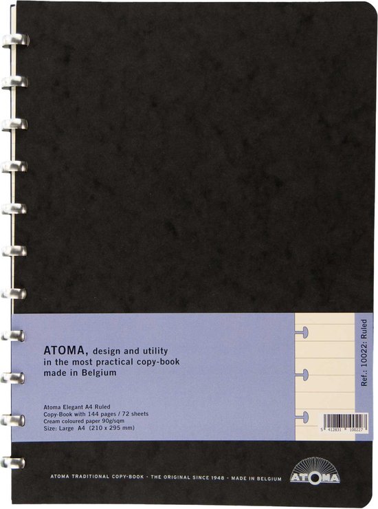 Atoma | Notebook Systeem | Elegant | A4 | Gelinieerd | bol.com