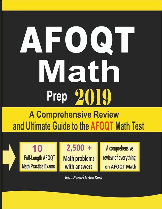 AFOQT Math Prep 2019: A Comprehensive Review and Ultimate Guide to the ...