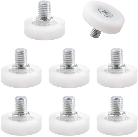 Drawer Roller, 8pcs POM Plastic Cabinet Drawer Slides, Wheels Drawer ...