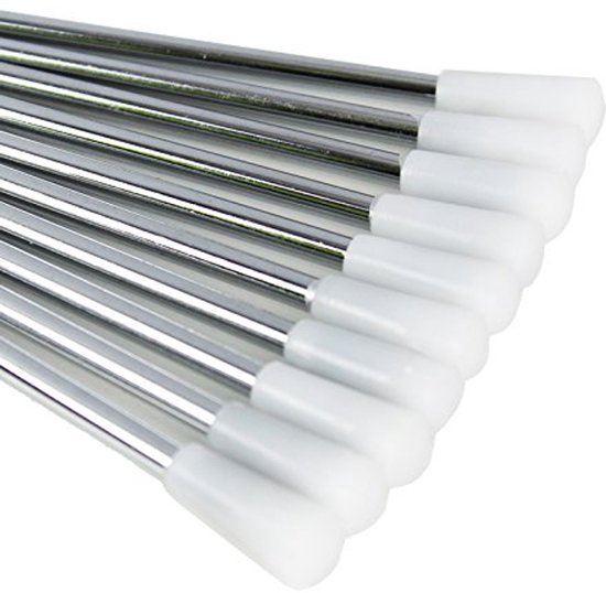 Metalen Driehoek Kloppers met Rubber Grip - 12 cm - Verpakking van 10 | bol