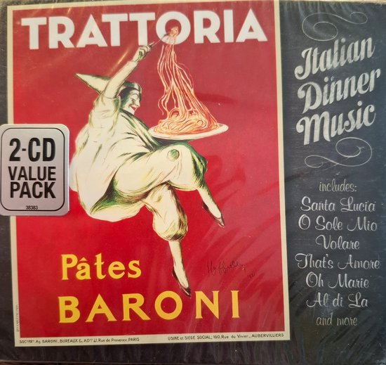 Tratoria - Italian Dinner Music, Various | Muziek | bol