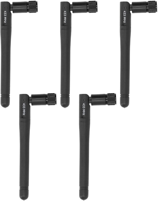 5pcs 6 dbi high gain omnidirectional SMA stick antennas 423 to 443MHz ...