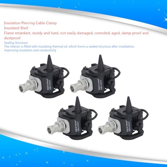 Insulated Hole Connector, 5 Pcs Insulated Hole Terminals, 1 KV High Low ...