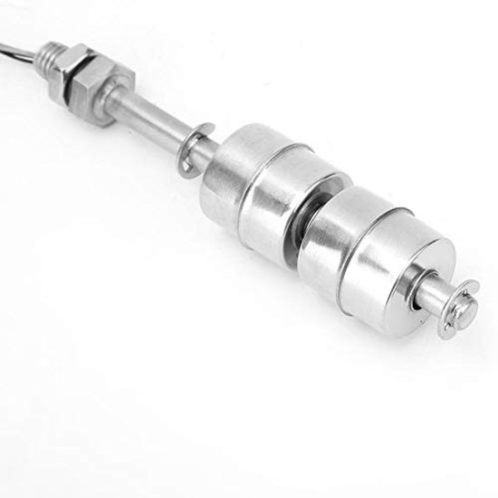 Float Switch, DC 0~110V Stainless Steel Double Ball Float Switch Water ...