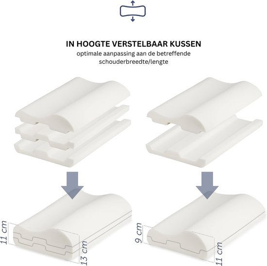 DailySupplies® Anti Snurk Kussen - Apneu Producten - Hoofdkussen ...