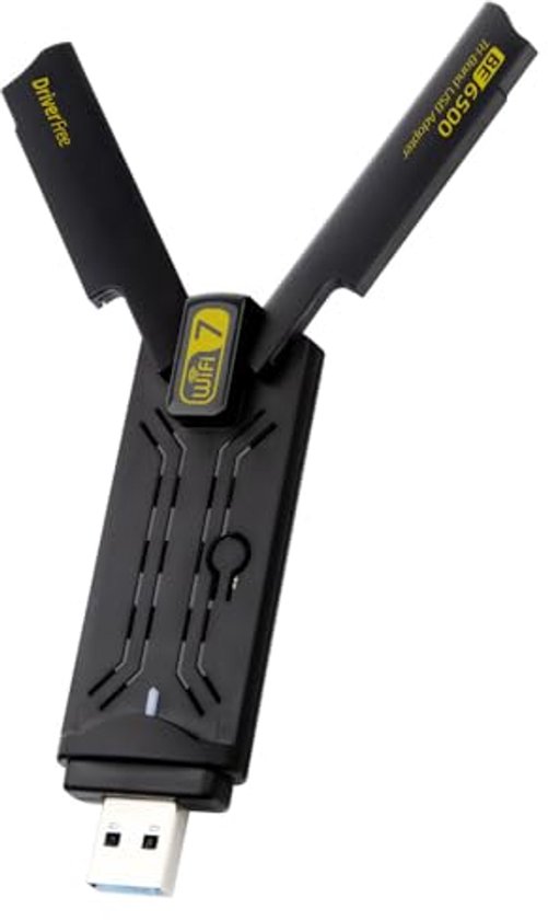Wifi Stick 6500Mbps USB Wifi-adapter 2.4/5/6GHz voor Desktop-PC | bol